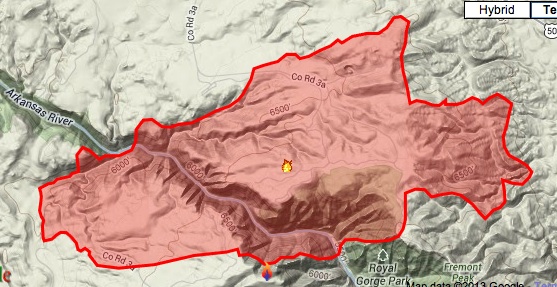#RoyalGorgeFire Update, US 50 Opens, Evacuations Lifted to Pre-Evac, 40 ...