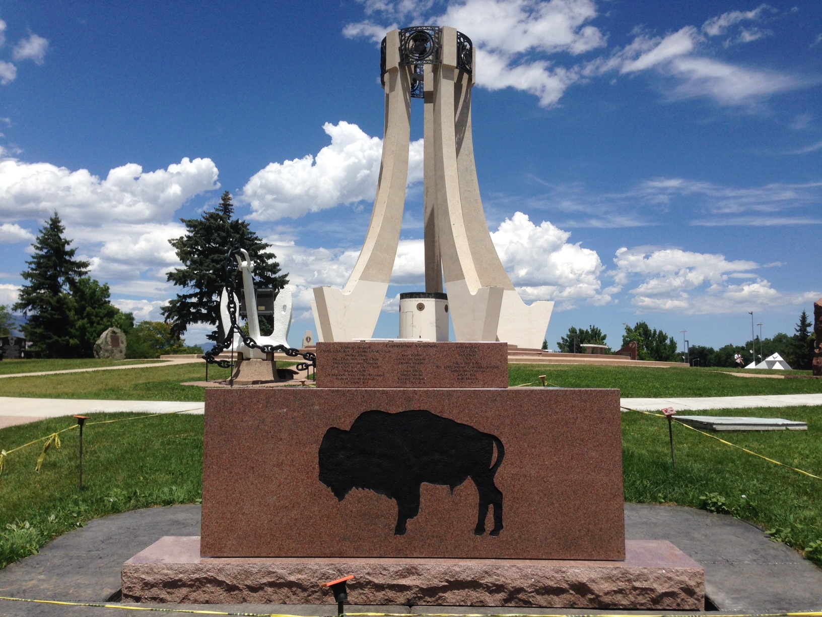 Dedicating the Buffalo Soldiers Monument