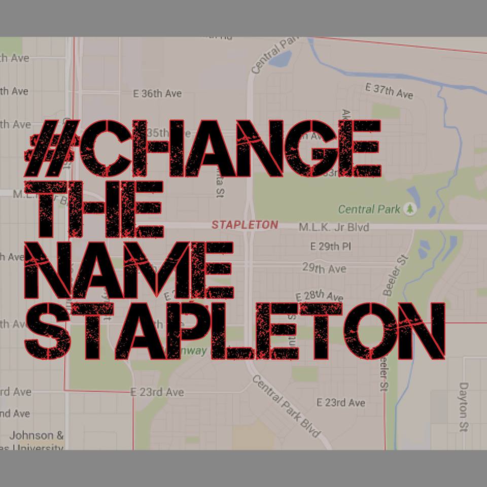 Why Black Lives Matter 5280 Says Stapleton Neighborhood Should Change ...