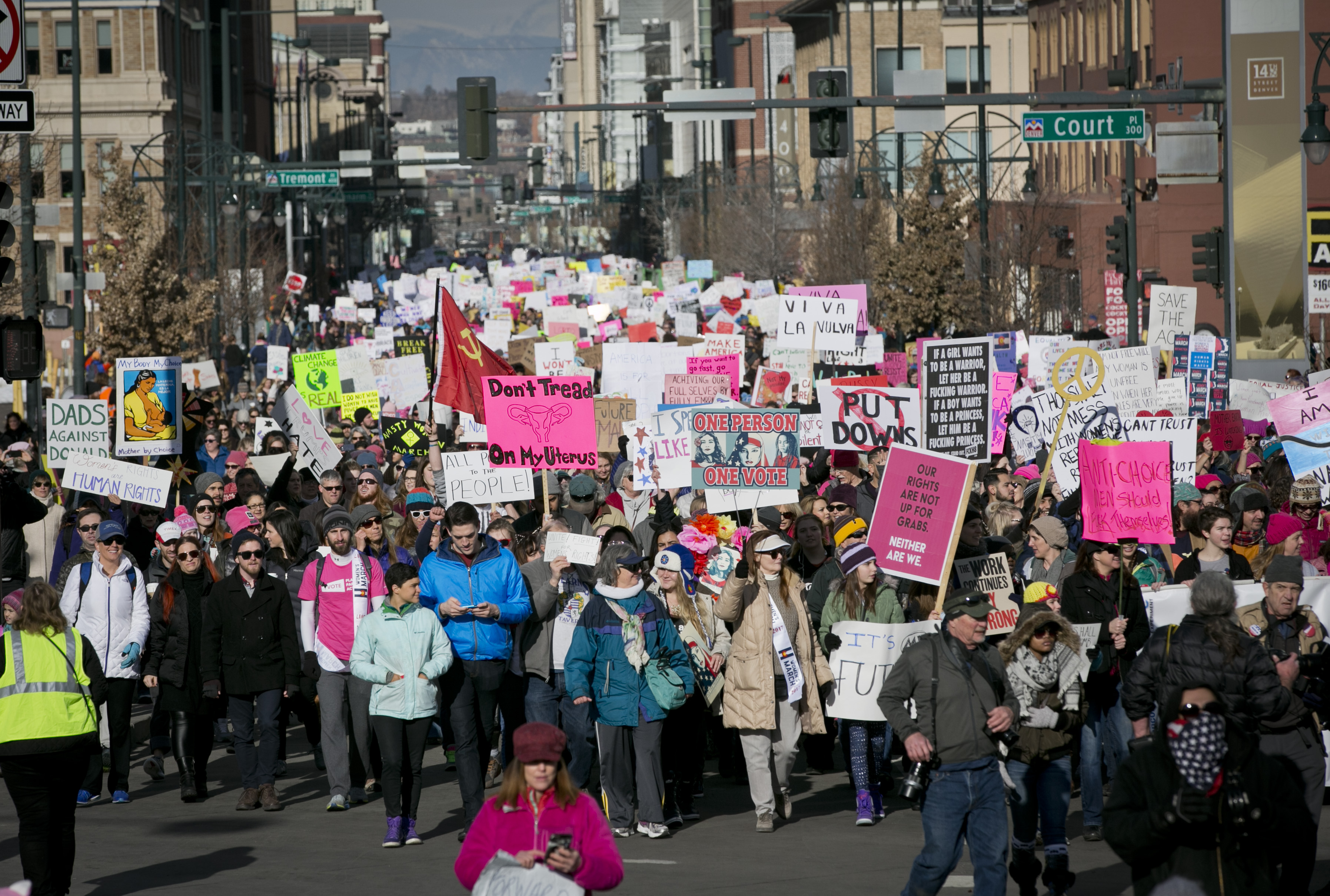 'We're All Together': Women's March Brings Massive Crowd To Denver's ...