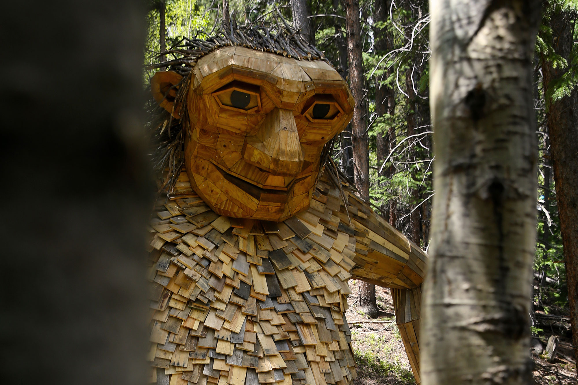 ‘Isak Heartstone,’ Breckenridge’s Trail Troll, Is Reborn In A New Location