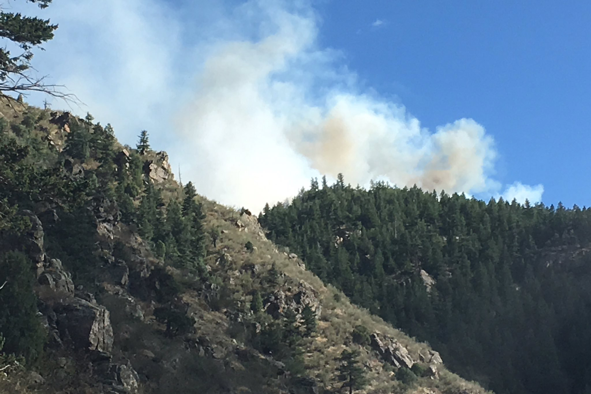 Wildfire Shuts Down U.S. Highway 6 West Of Golden | Colorado Public Radio