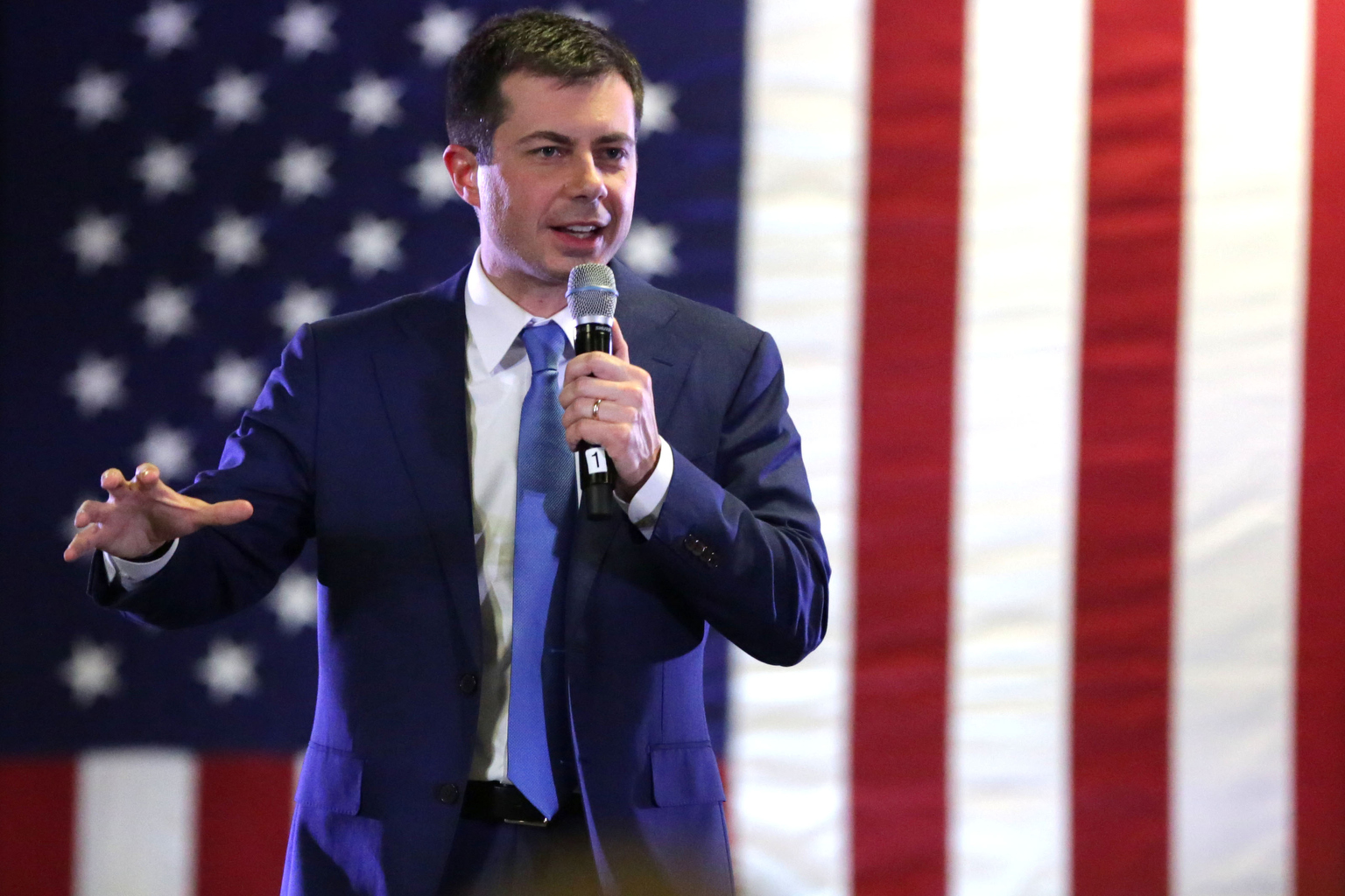 Democratic Presidential Candidate Pete Buttigieg Pushes Ahead To Super ...