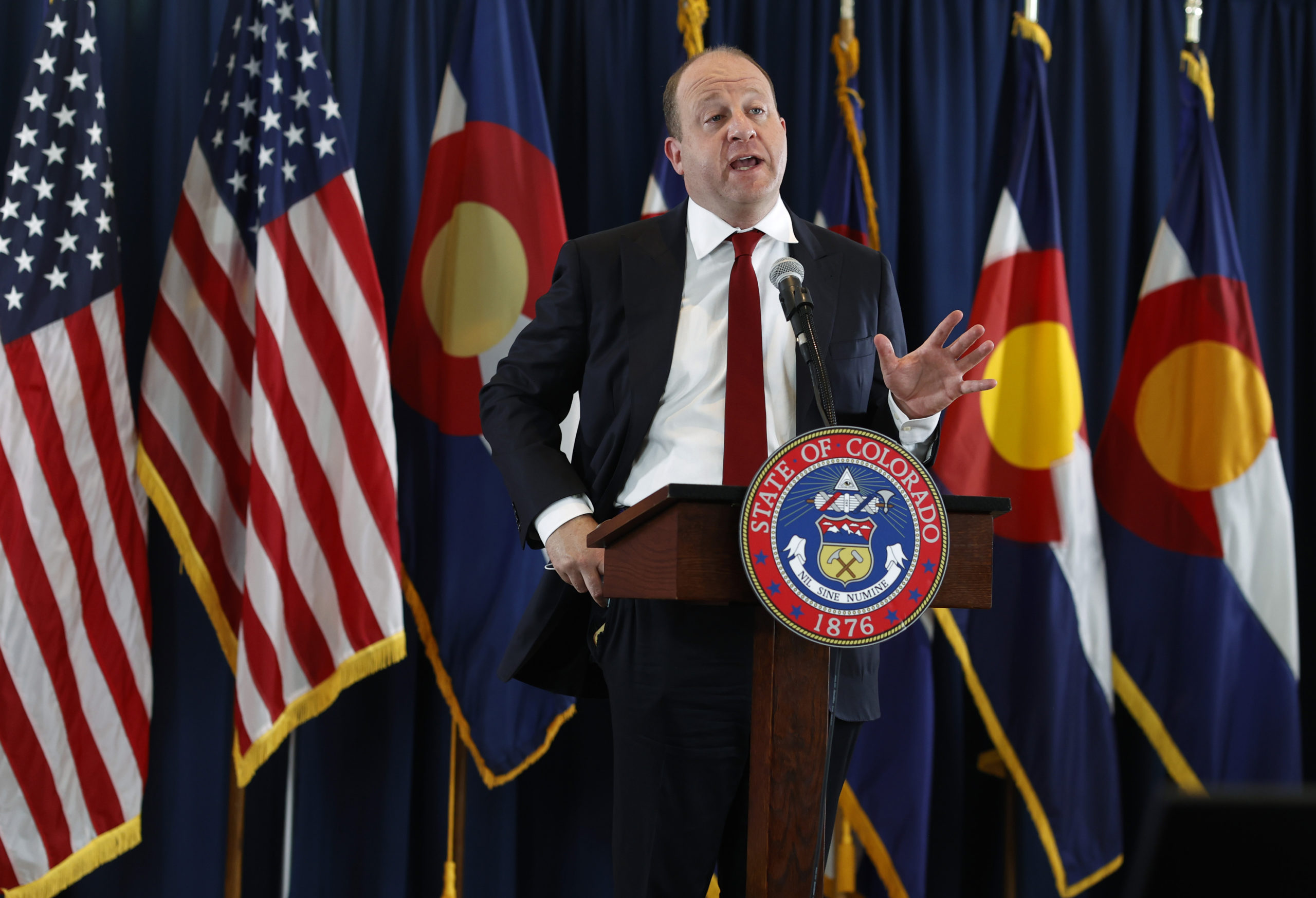 Video: Polis Implores Colorado To 'Wear A Damn Mask'