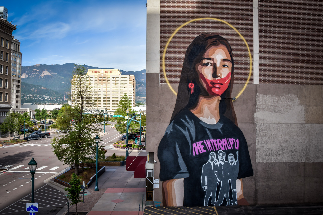 Mural’s Message Is ‘Take Back The Power’ | Colorado Public Radio