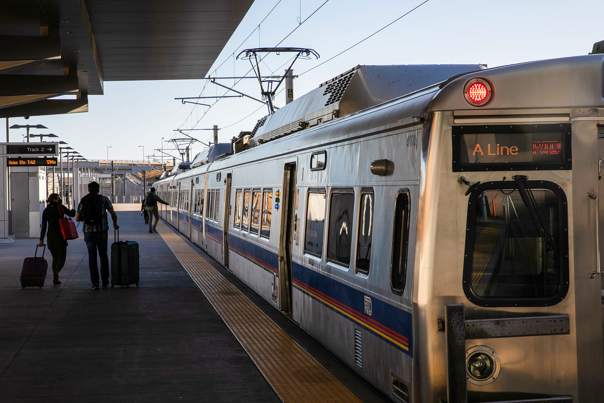RTD A Line reopens after train hits and kills a pedestrian | Colorado ...