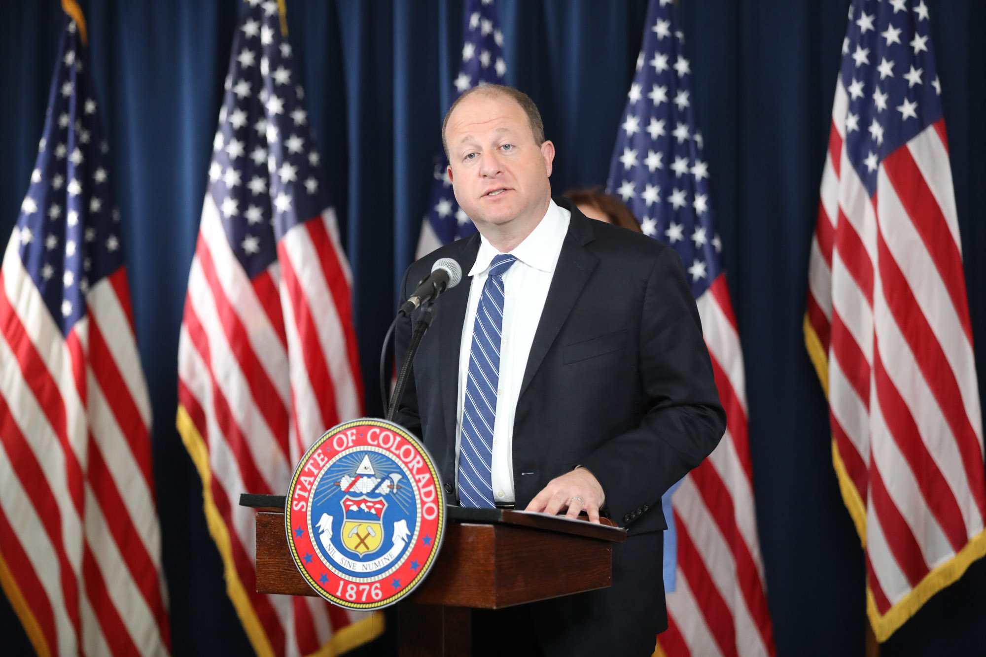Interview: Gov. Polis leaves mask mandates to local officials, says the ...