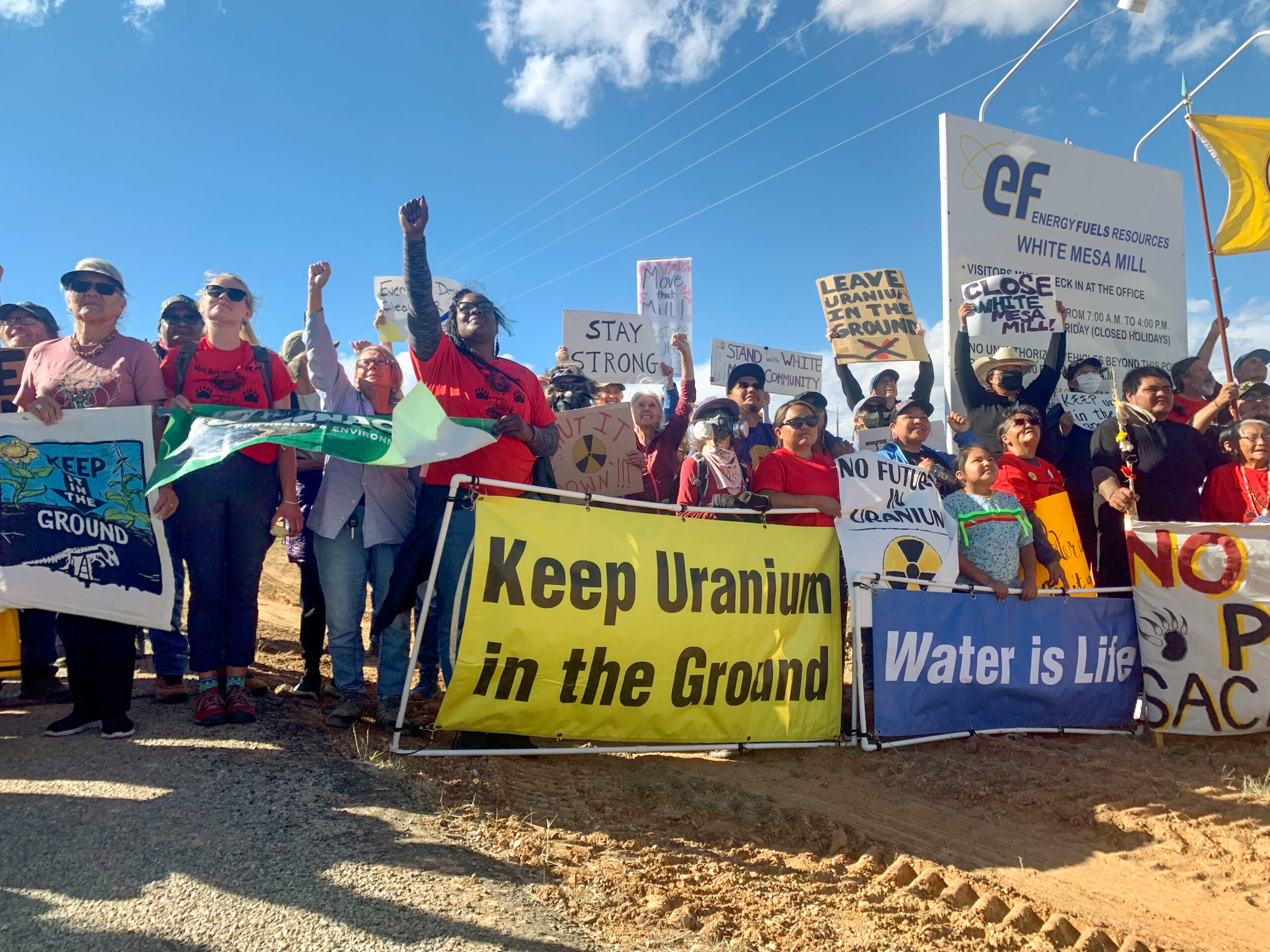Ute Mountain Ute peace walk draws attention to uranium mill’s ...