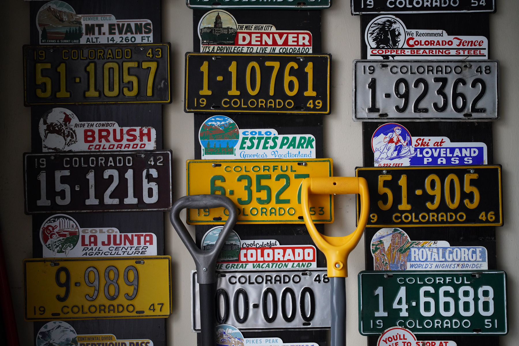Colorado license plates used to tell you where the driver came from ...