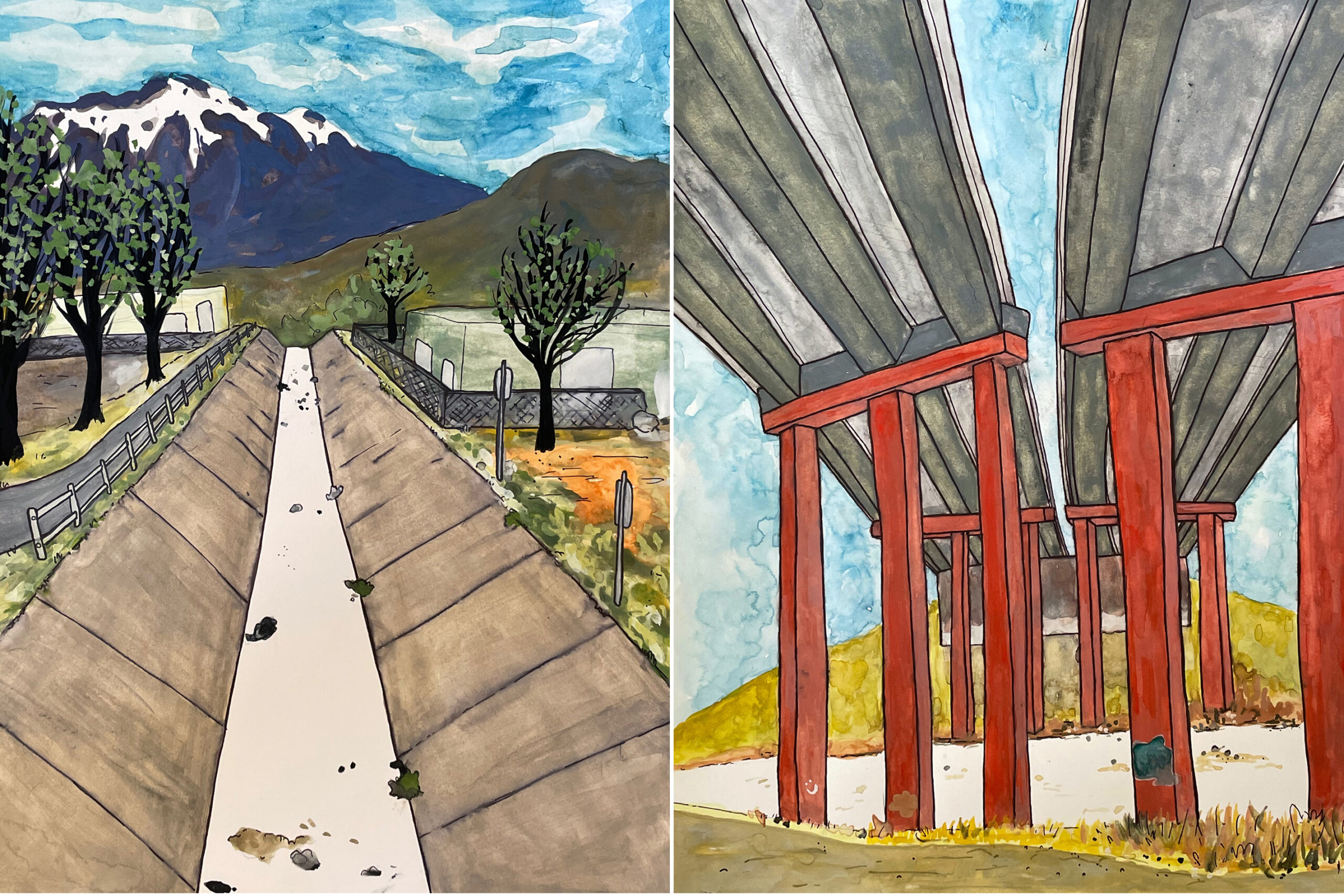 As the West reckons with drought, one artist is looking at the past, present and future of El ...