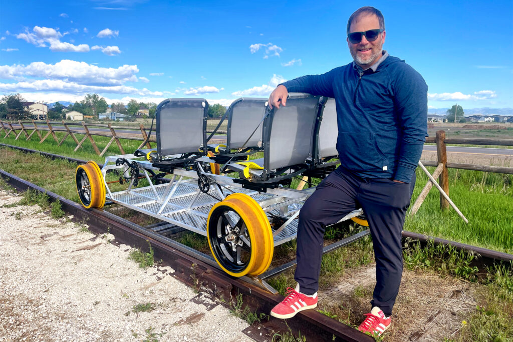 Ride some of Colorado’s oldest train tracks … on a bike