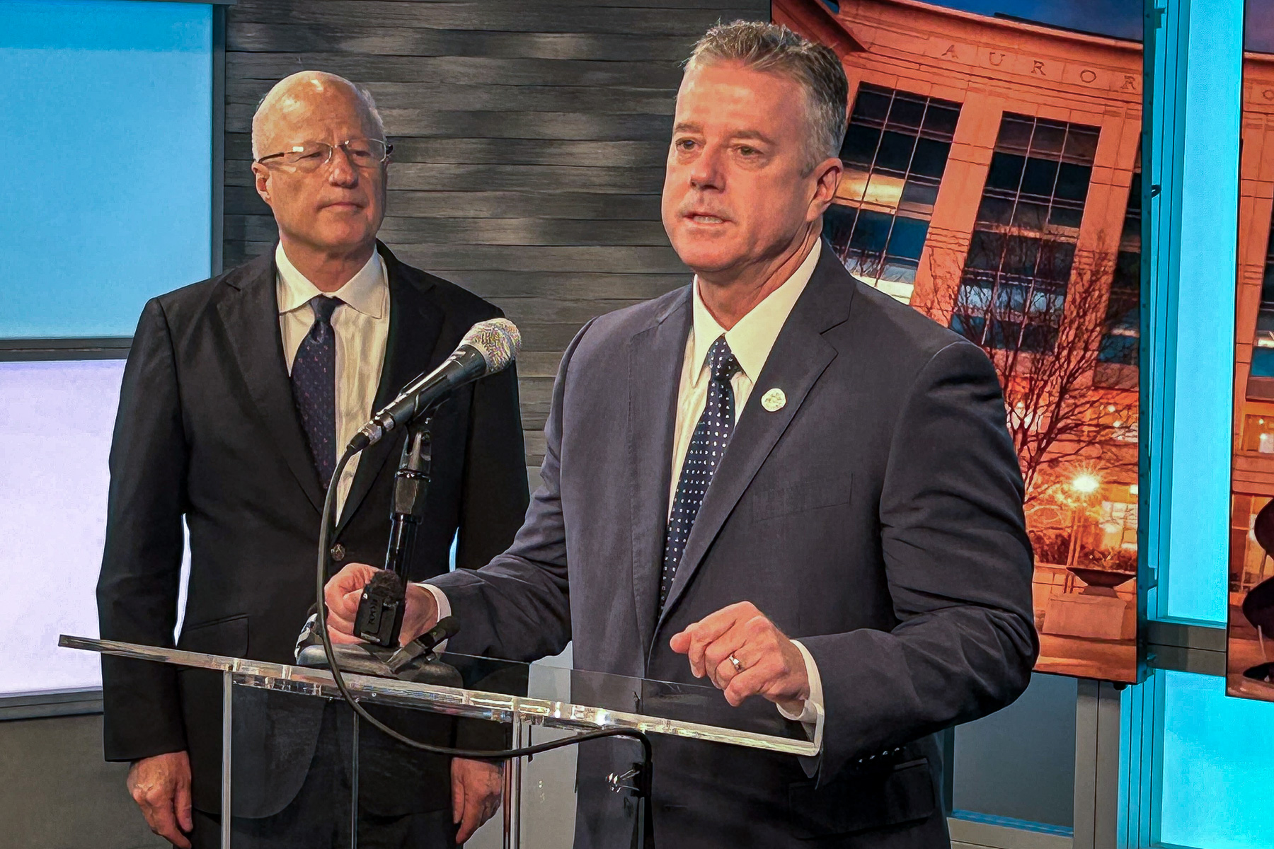 The City of Aurora formally introduces Todd Chamberlain as the ...