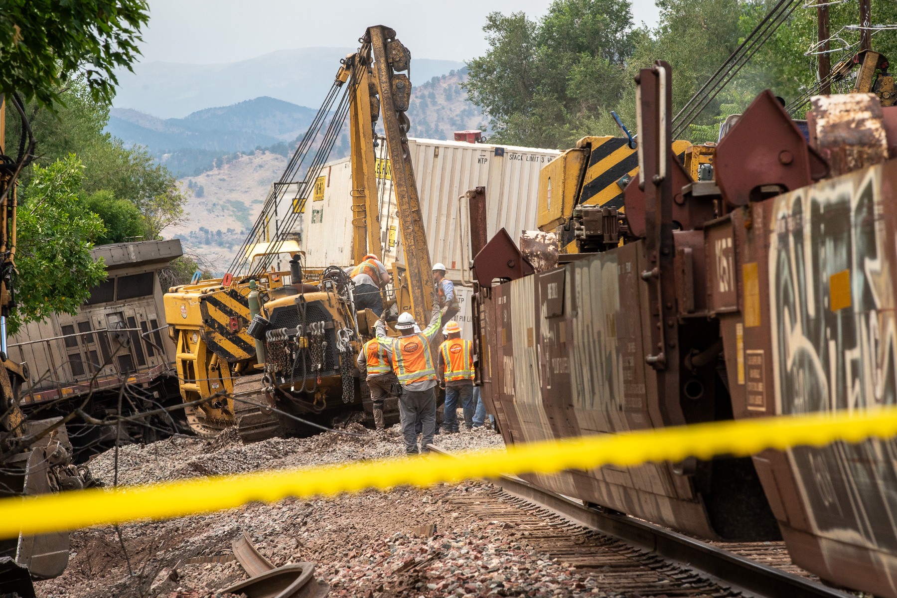 Roads reopen Friday morning following train crash in Boulder
