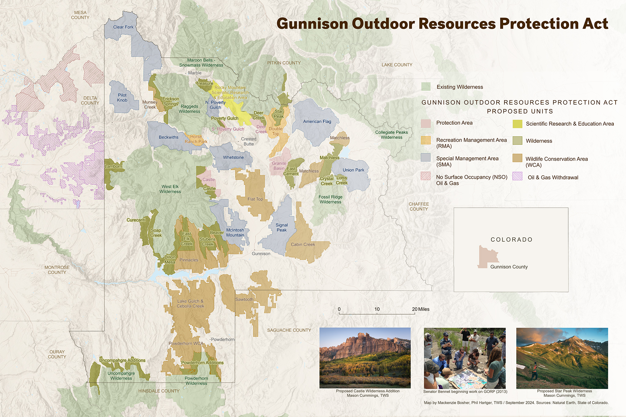 Map Of Gunnison Colorado