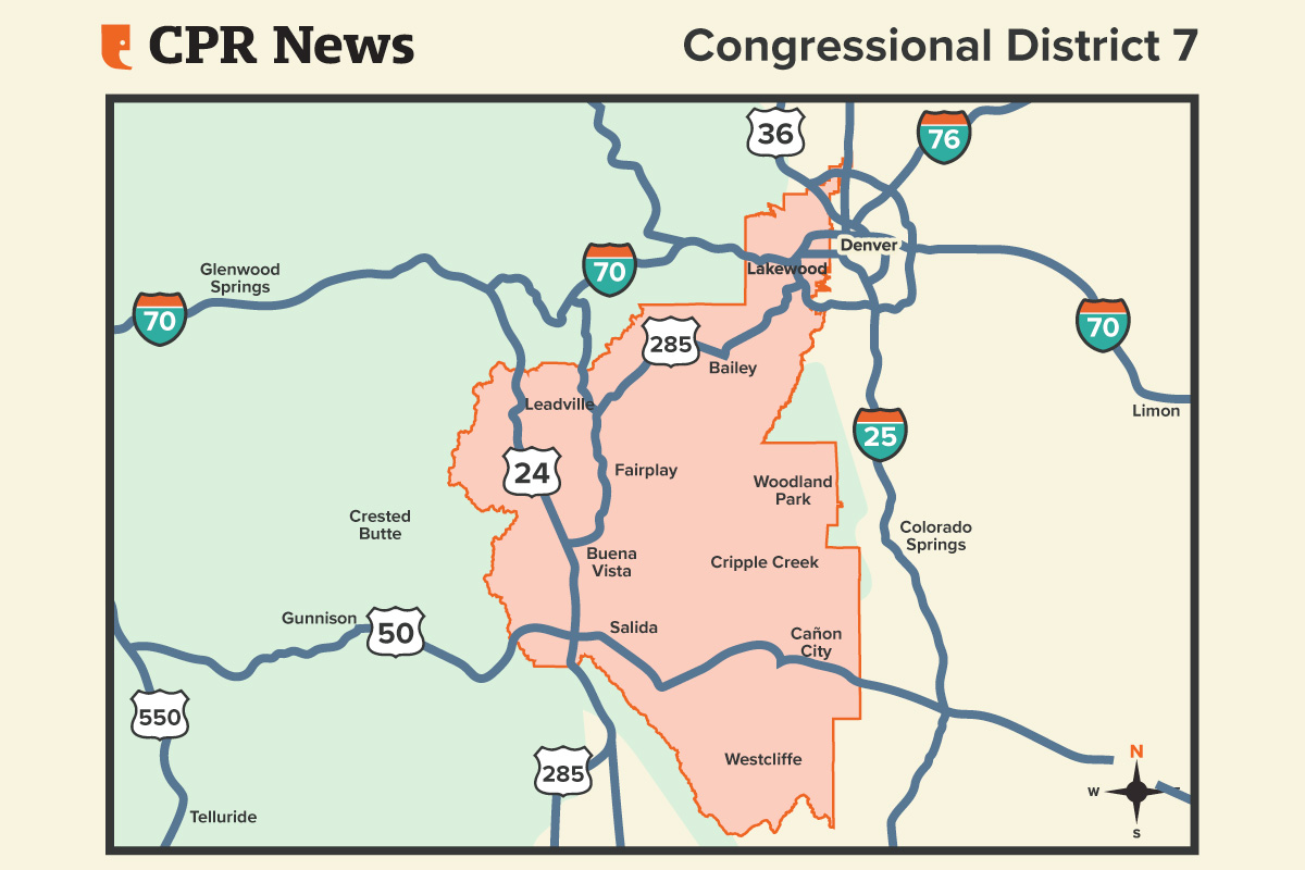 Colorado 7th Congressional District Map