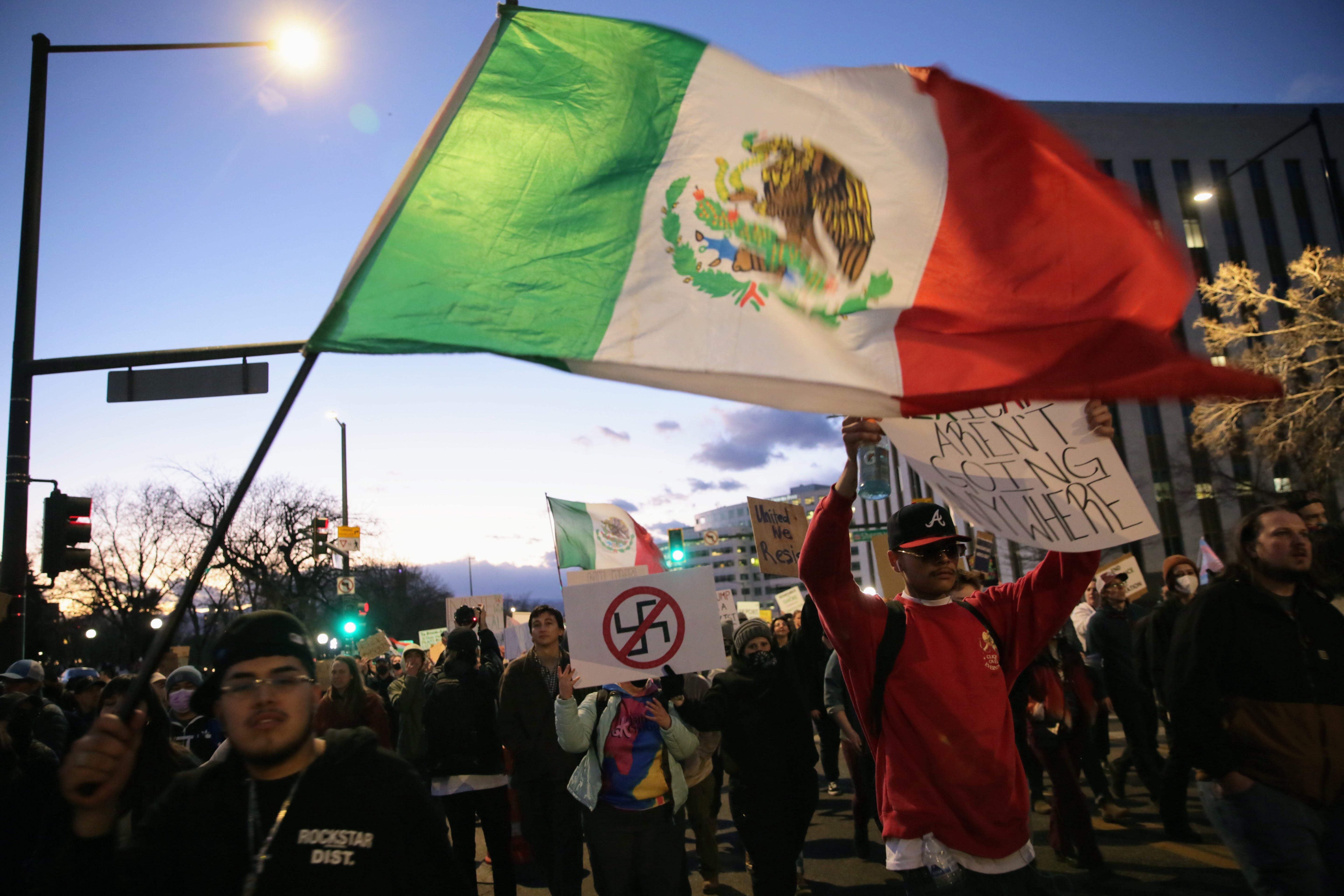 Listen: Thousands join protest at state Capitol as immigration ...