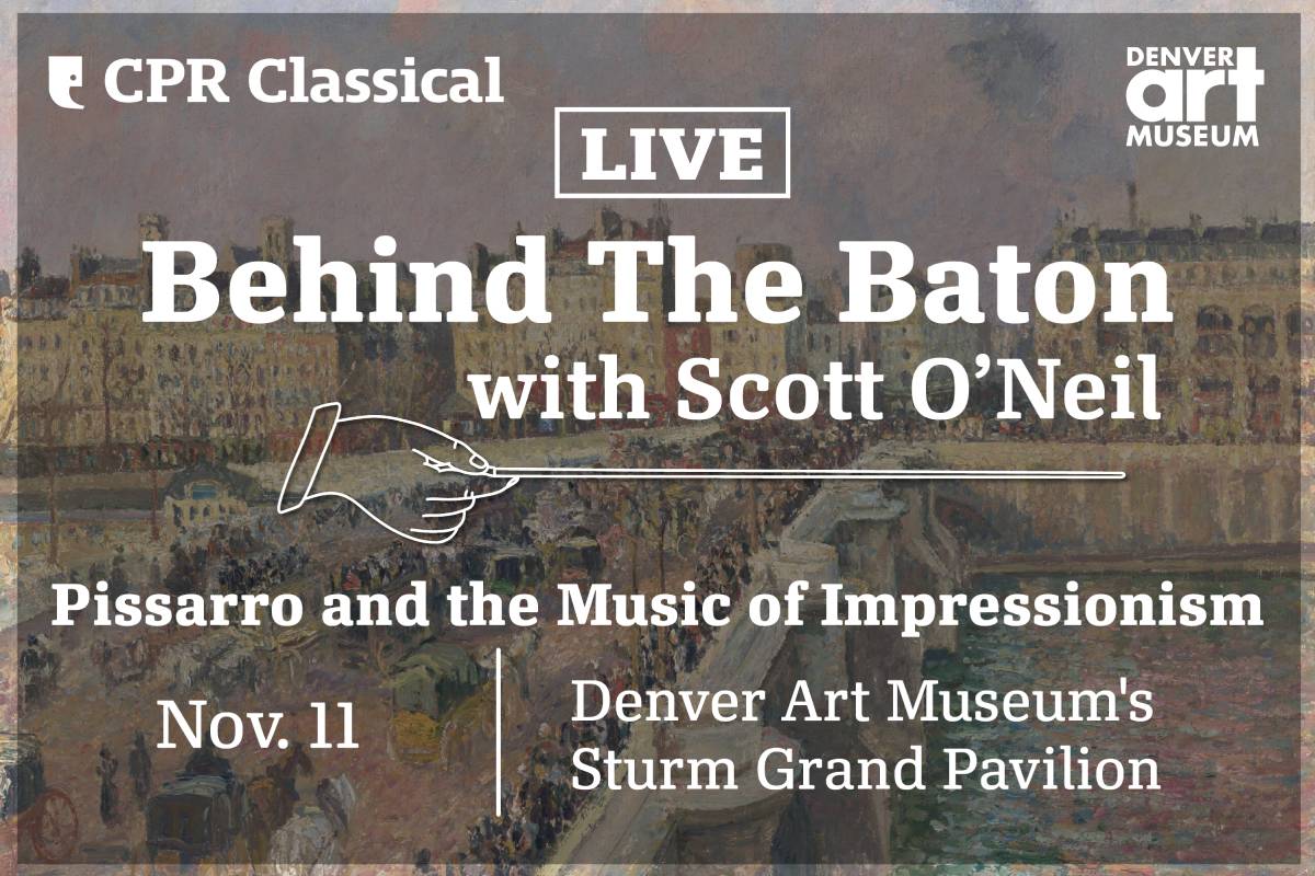 CPR Classical's Behind the Baton LIVE: Pissarro and the Music of Impressionism