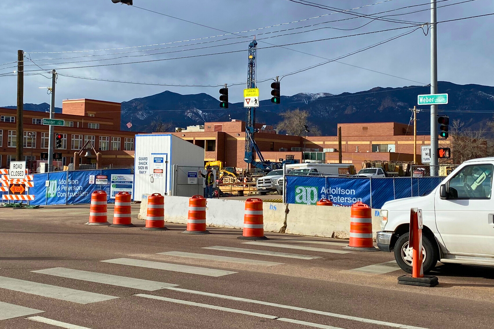Boulder Street near Palmer High School will remain closed